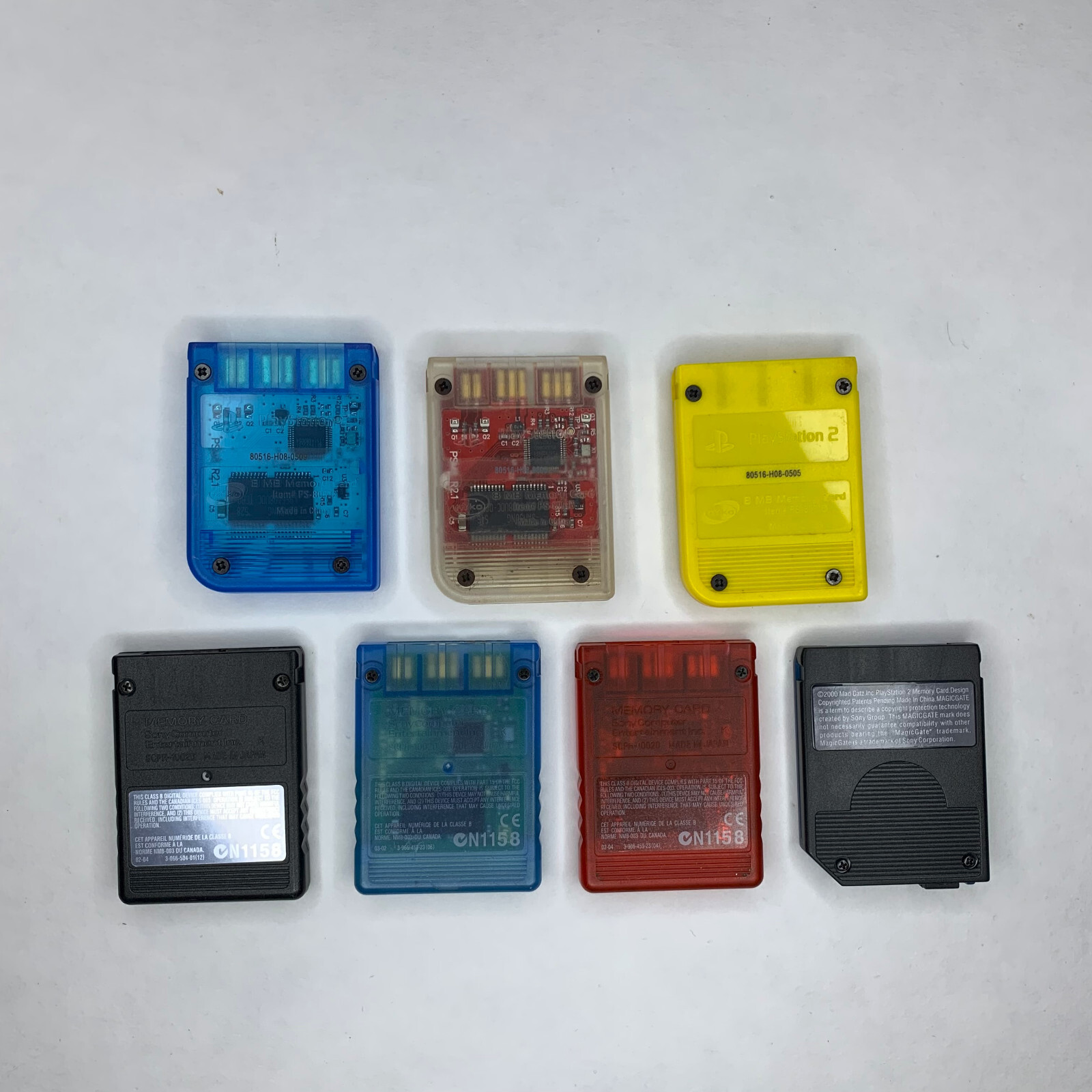 Official OEM Sony Playstation 2 PS2 Memory Card 8MB Magic Gate Nyko ...