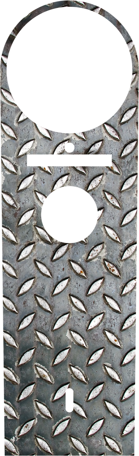 Rustic Diamond Plate Look Dash Panel Insert. Fits 94 - 07 Road Kings ...