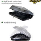 Perflex Exclusive Roof Cargo Box Large 17.7 Cu Ft Car Top Carrier Travel (Silve) | eBay