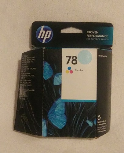 HP 78 Tri-Color Ink Cartridge 19ml Genuine *NEW* (Expired 2014 ...