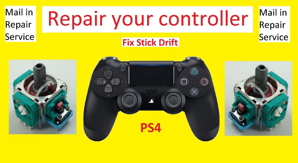 Repair Service - Fix Your Playstation 4 & 5 Controller PS4, PS5 - Stick ...