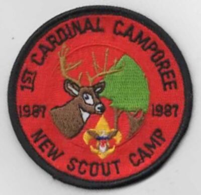 1987 1st Cardinal Camporee New Scout Camp BLK Bdr. [BLT1149] | eBay