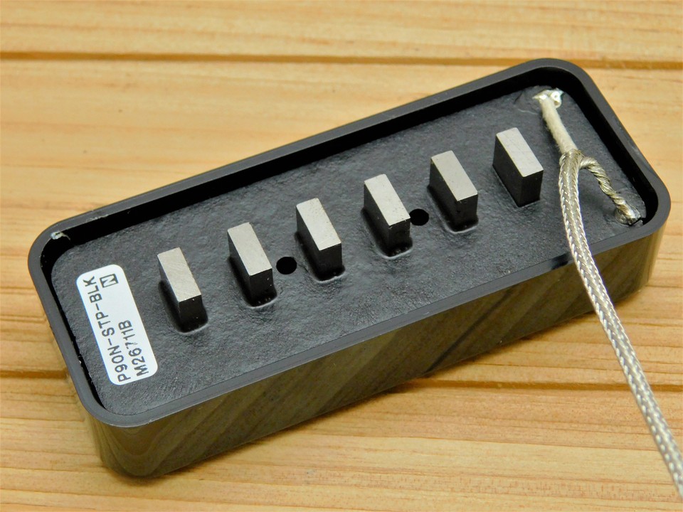 Alnico V STAPLE P90 Soap Bar Guitar Neck Pickup Black | eBay