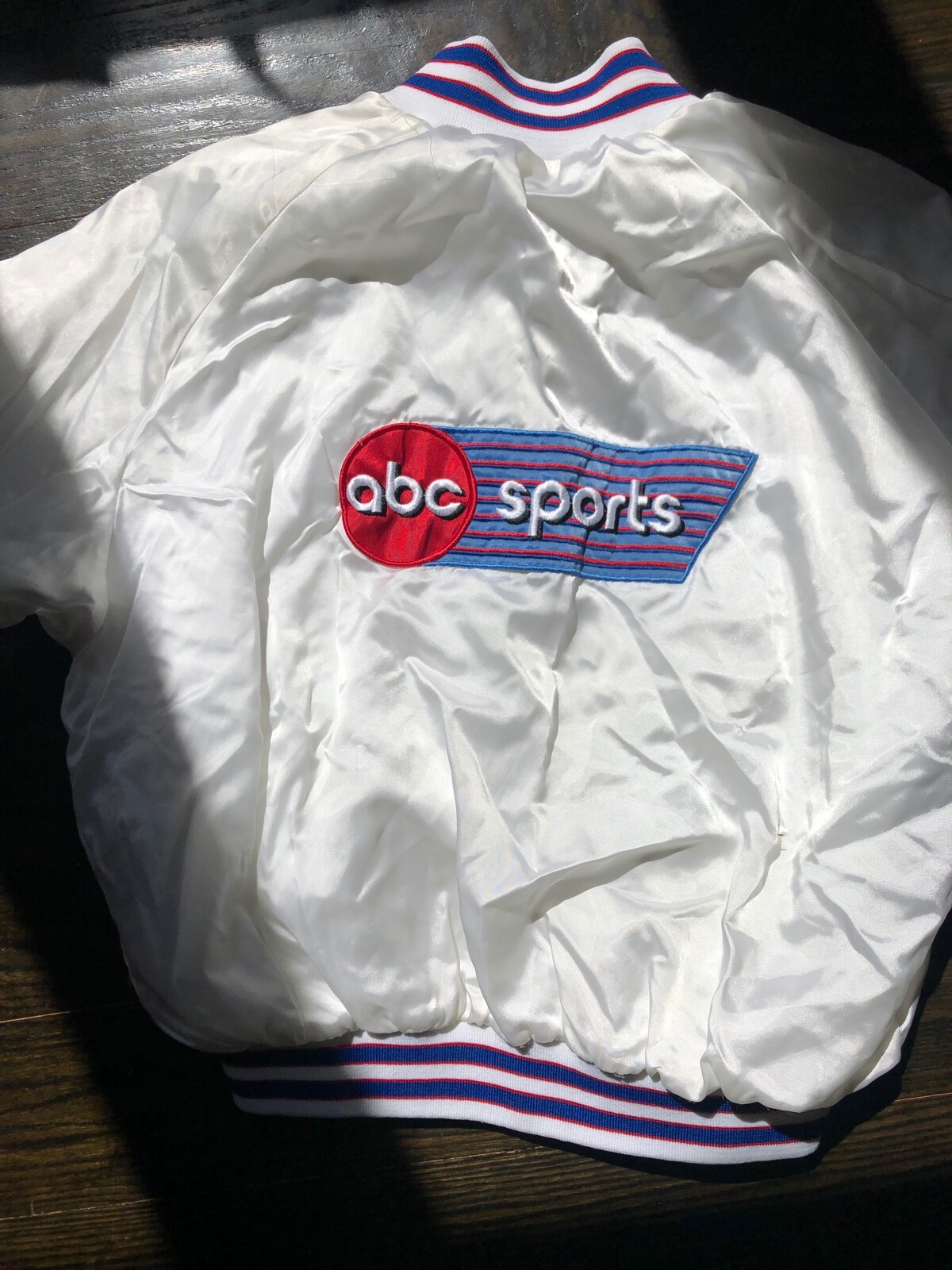 Rare Vintage! ABC Sports Satin Bomber Jacket (size L) - Gem
