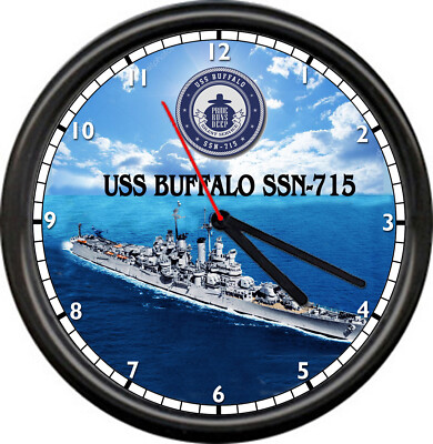 USS Buffalo US Navy Attack Submarine Naval Ship SSN-715 Wall Clock | eBay