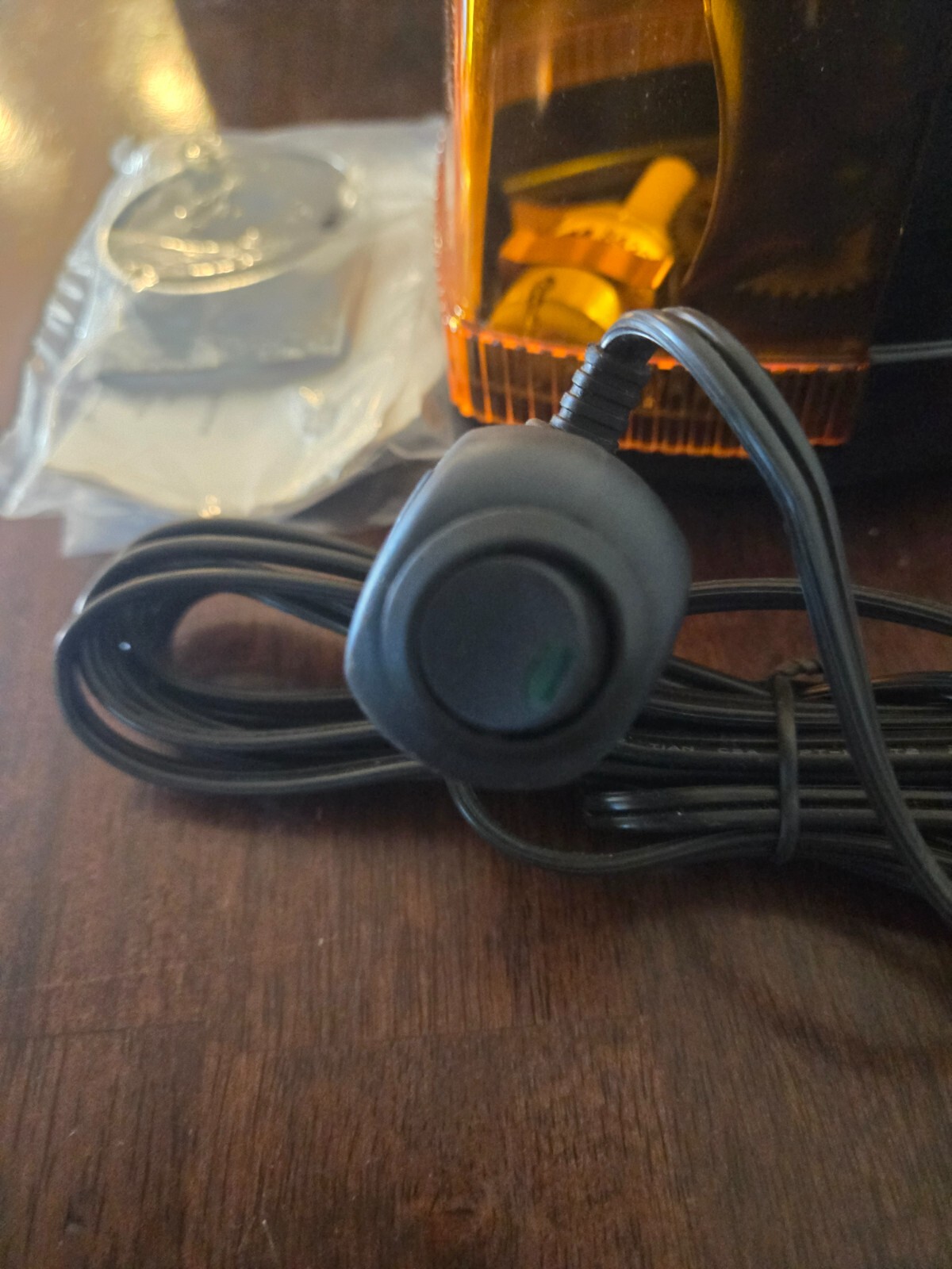 Federal Signal Fire Beam Model FB3SM Warning Amber mag mount on/ off ...