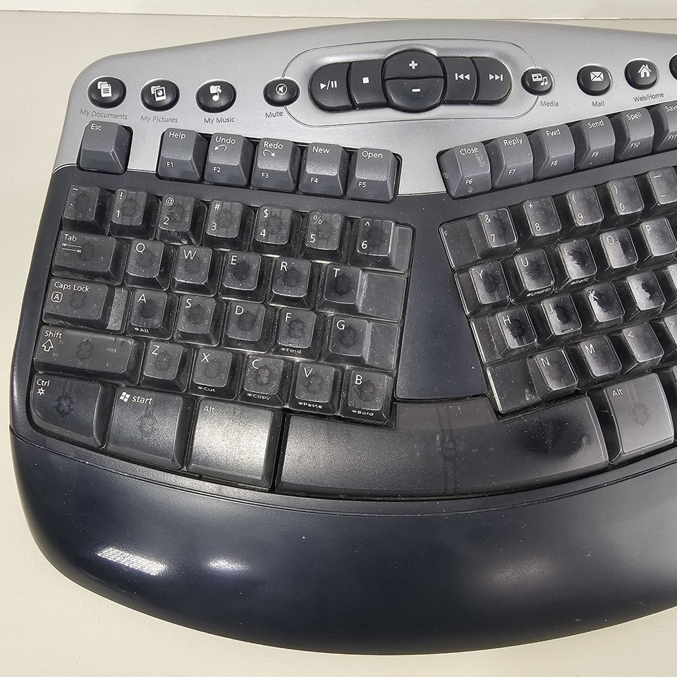 Microsoft Wireless Natural Multimedia Keyboard Intellimouse 1007 ...