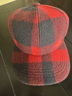 FILSON WOOL LOGGER CAP RED/BLACK HERITAGE PLAID OS NWT | eBay