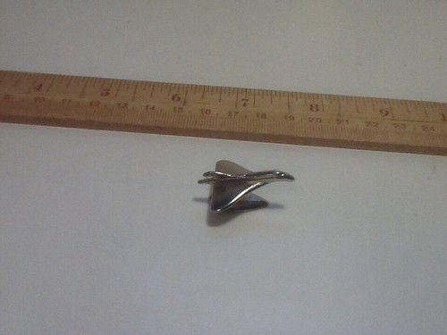 Q 2000 Hasbro Plane Monopoly Millennium metal token mover charm pewter ...