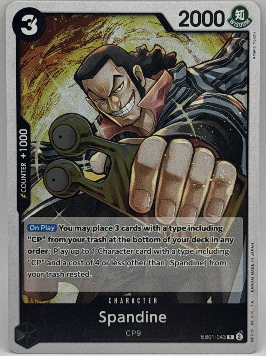Spandine - EB01-043 - R - Foil One Piece Card Game Memorial Collection ...