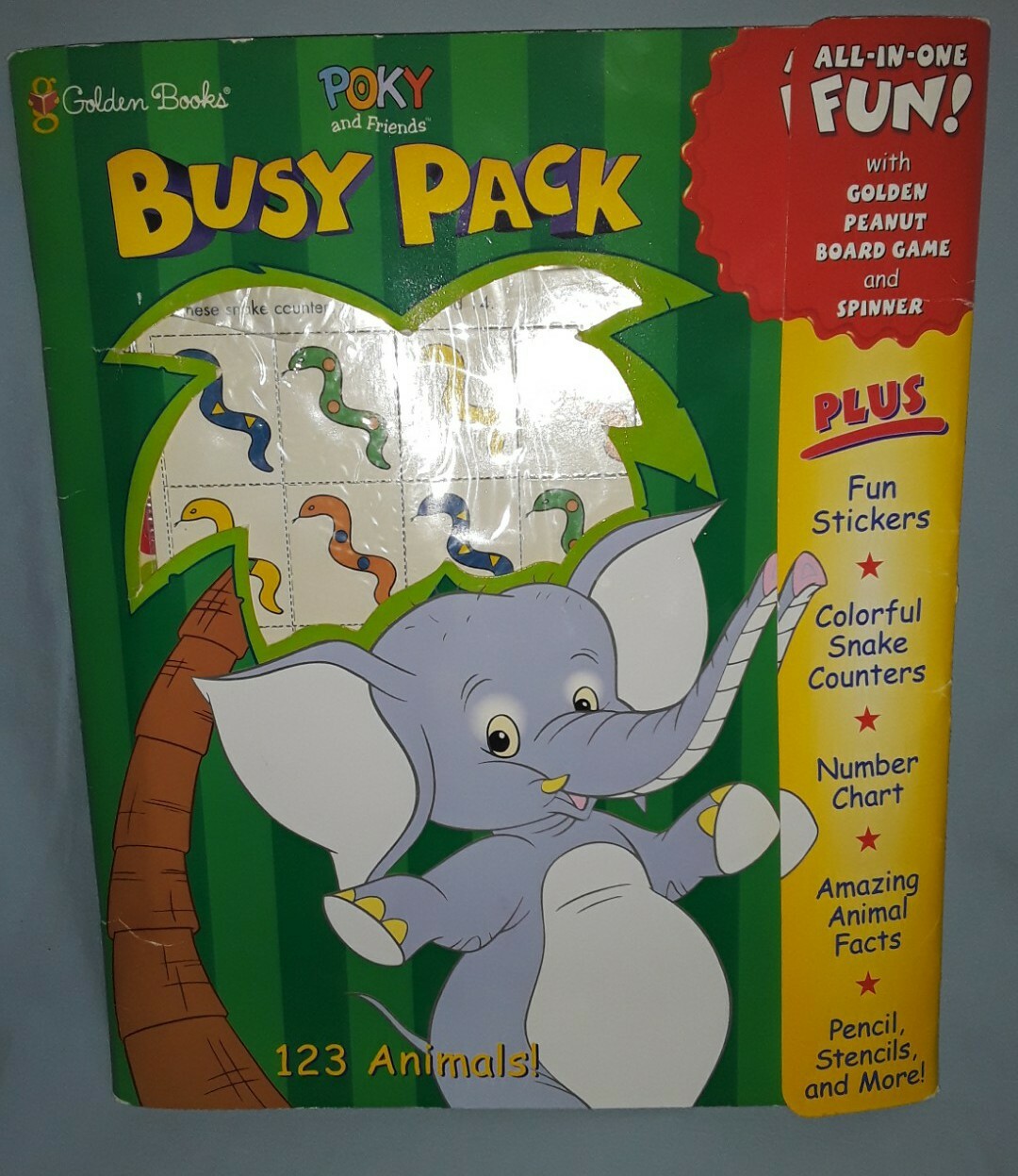 Vintage Golden Books Busy Pack: Poky & Friends 1-2-3 Animals! 1999 *Not ...