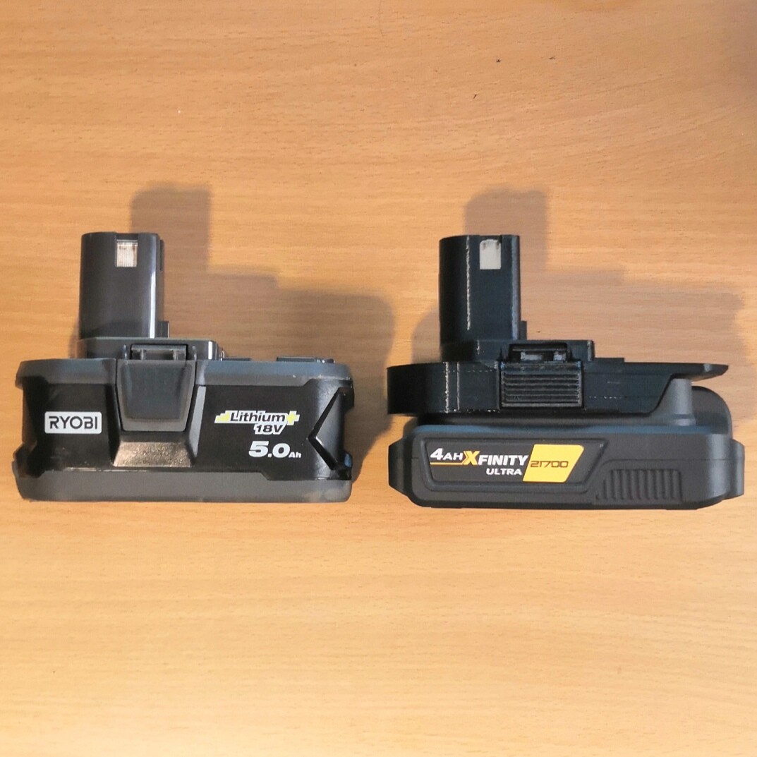 Autobarn PowerG/GT & Aldi Xfinity Battery to Ryobi 18V One+ Tool ...