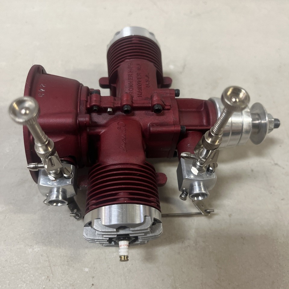 RARE VINTAGE BANTAM 60 TWIN CYLINDER MODEL AIRPLANE ENGINE NOS CUSTOM ...