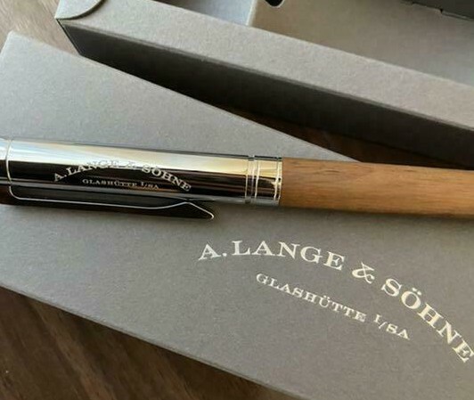 LANGE&SHONE Novelty Brown/Silver Cap type Ballpoint Pen(Blue ink) wz ...