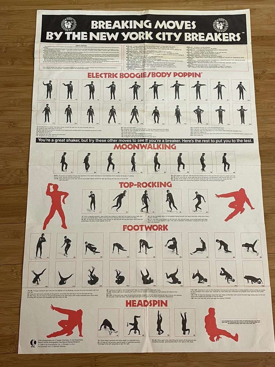 Breakdance Moves List