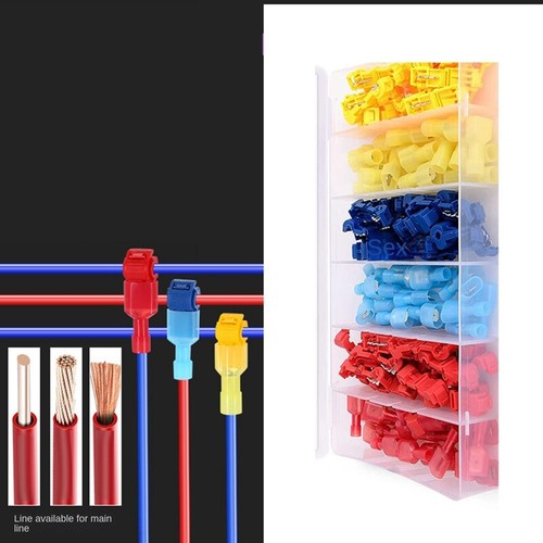 120pcs/60 Pairs Quick Split Wire Clamps T-Tap, Self Insulating with ...