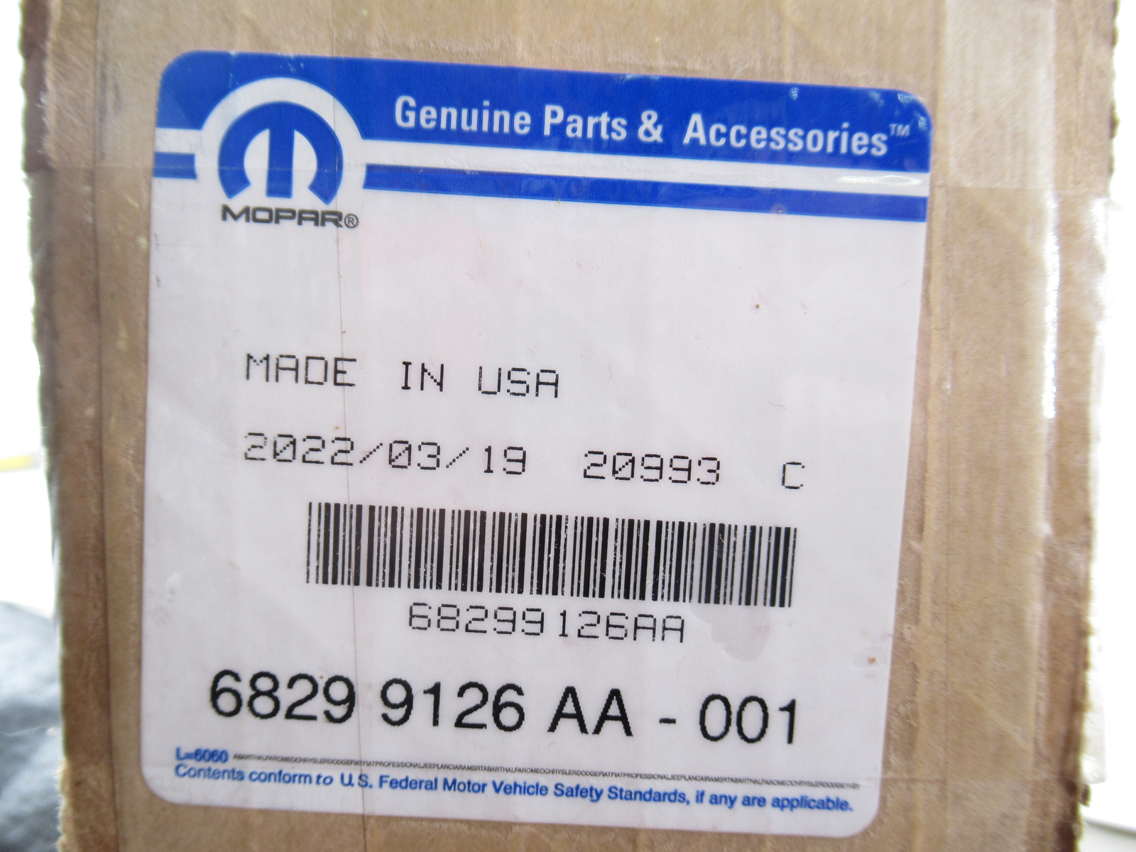 Genuine OEM Mopar Dodge 68299126AA Rear Shock Absorber Strut 2016-2021 ...