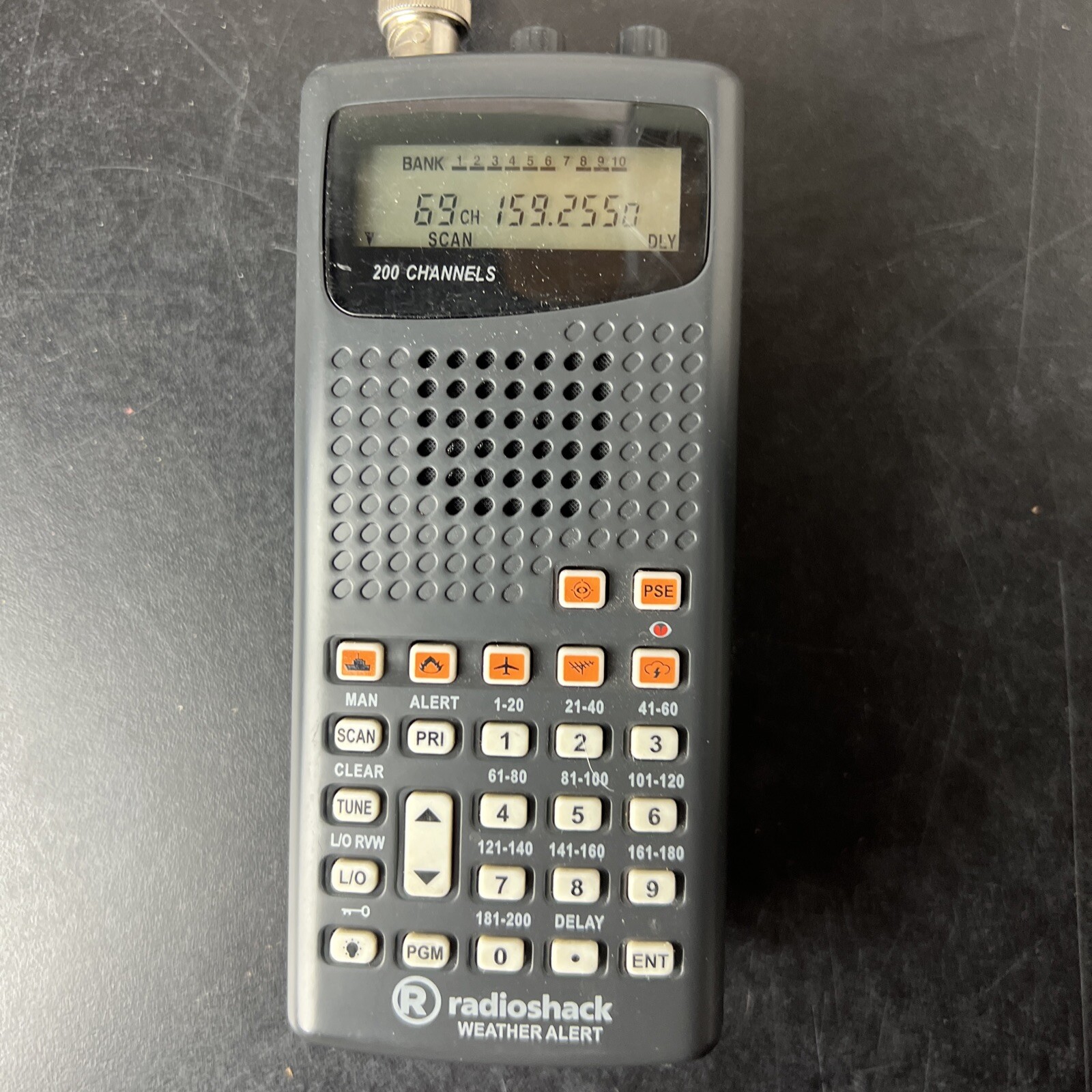 Radio Shack Pro-649 200 Channel Handheld Weather Scanner Cat No 2000649 ...