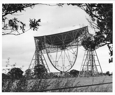 PARABOLIC ASTRO RADIO FOR THOR ANTENNA MANCHESTER 8" X 10" B/W ORIGINAL ...