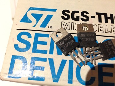 25 Pieces | TIP29 A Silicon NPN Power 1A 60V TO-220 by SGS | FREE US ...