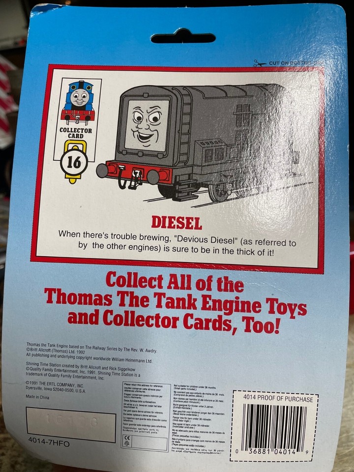 Thomas the Tank Engine - Diesel - Shining Time Station NEW ERTL Diecast ...