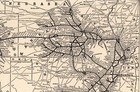 1919 Antique MISSOURI PACIFIC RAILROAD Map Vintage RAILWAY Map 1548 | eBay