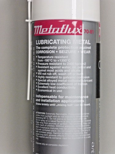 Metaflux 70-81 Gleitmetall Metal Lubricating Spray 400ml Spray Can | eBay