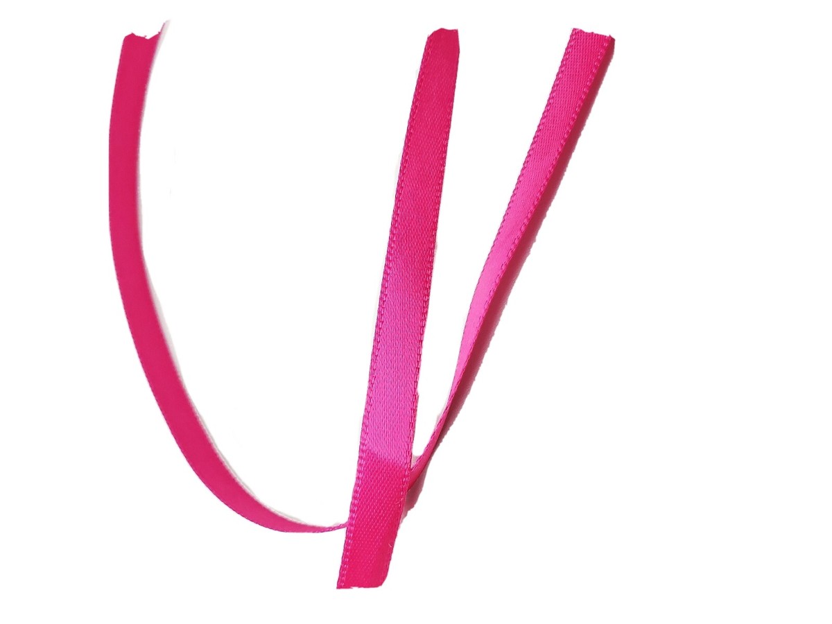 Hot Pink Satin Ribbon