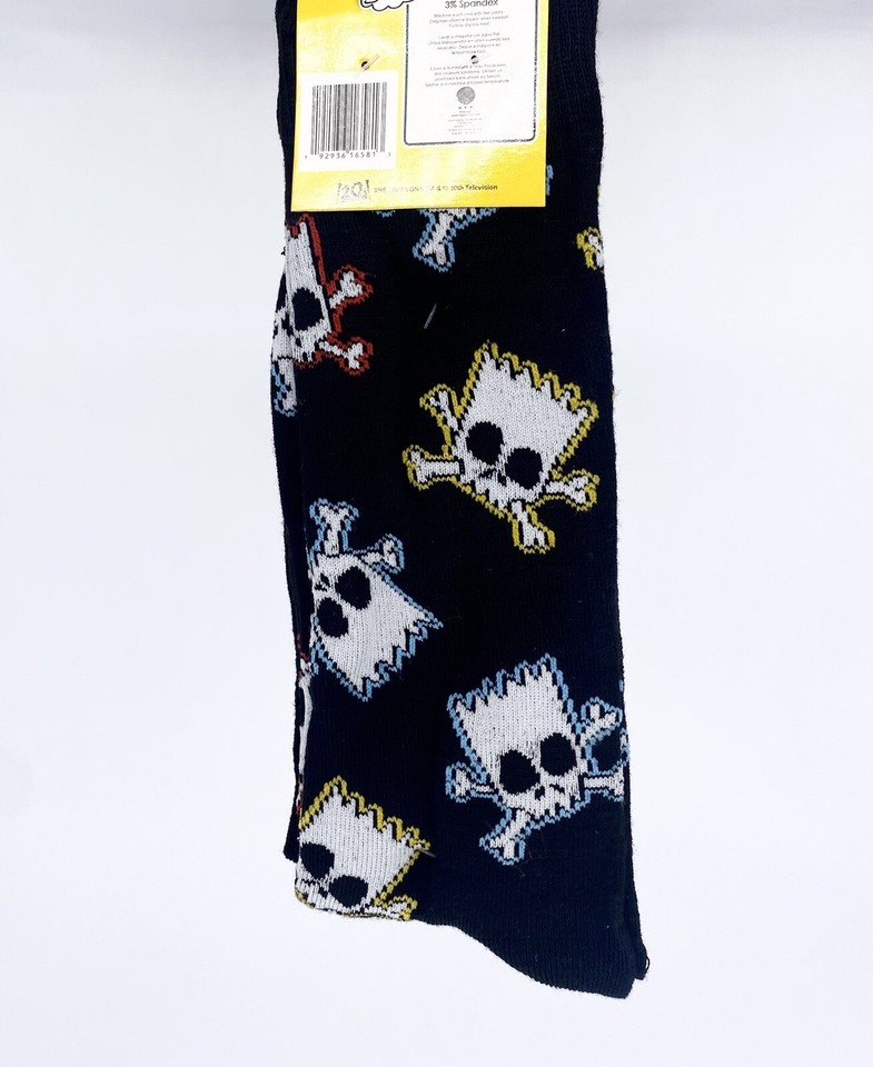 The Simpsons-Bart Simpson Socks Size 6-12 -Two Pairs. NEW. K2 | eBay