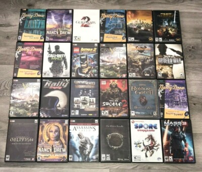 PC CD/DVD Rom Game Complete Fun Pick & Choose Computer Game Lot Updated ...