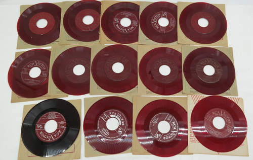 Antique RCA Victor Red Seal 45 RPM Red Vinyl Records Lot Of 14 TF | eBay