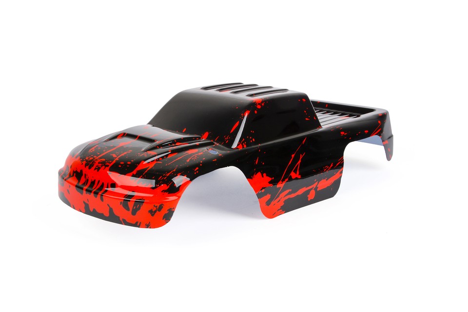 Custom Body Red Over Black for Redcat Racing Rockslide / Everest 1/10 ...