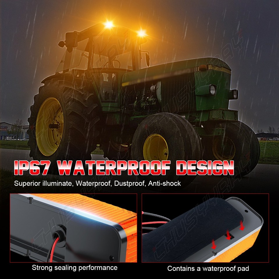 AR60250 LED Flashing Cab Light For John Deere 30 Series 4030 4230 4430 ...