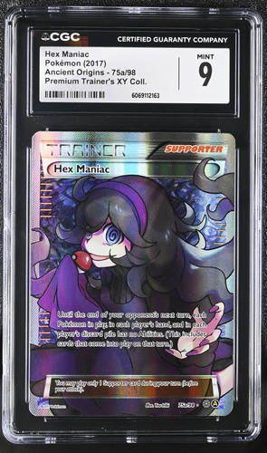 CGC 9 MINT Hex Maniac 2017 Ancient Origins 75a/98 Holo Pokemon Card | eBay