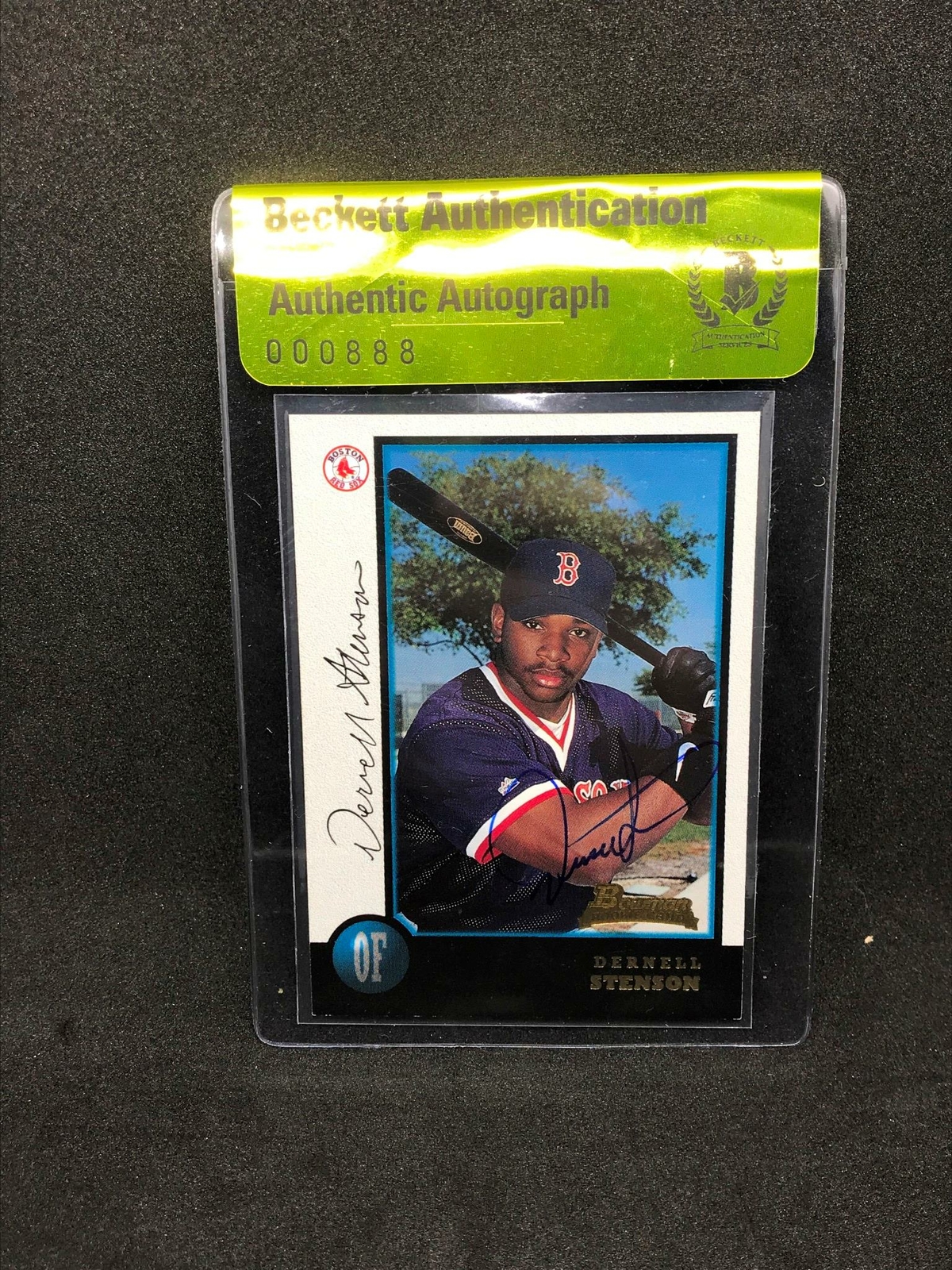 Dernell Stenson Signed 1998 Bowman Rookie Autograph Beckett BAS ...