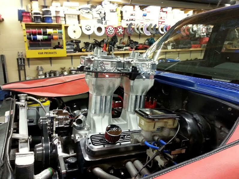 Fits Weiand Tunnel Ram Aluminum Intake Spacer Gasser Riser Rat SBC SBF ...