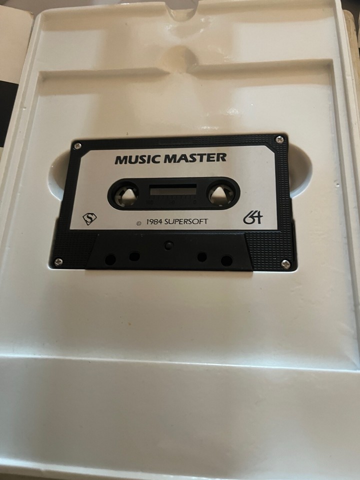 Commodore 64 Software - MUSIC MASTER in original packaging with guide ...