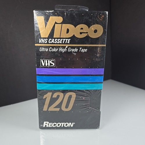 Recoton VHS Cassette Ultra Color High Grade Tape 120 Minutes New Sealed ...