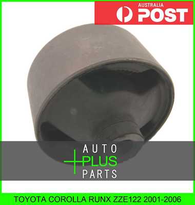 Fits TOYOTA COROLLA RUNX ZZE122 Rubber Bush Rear Engine Mount Steady ...