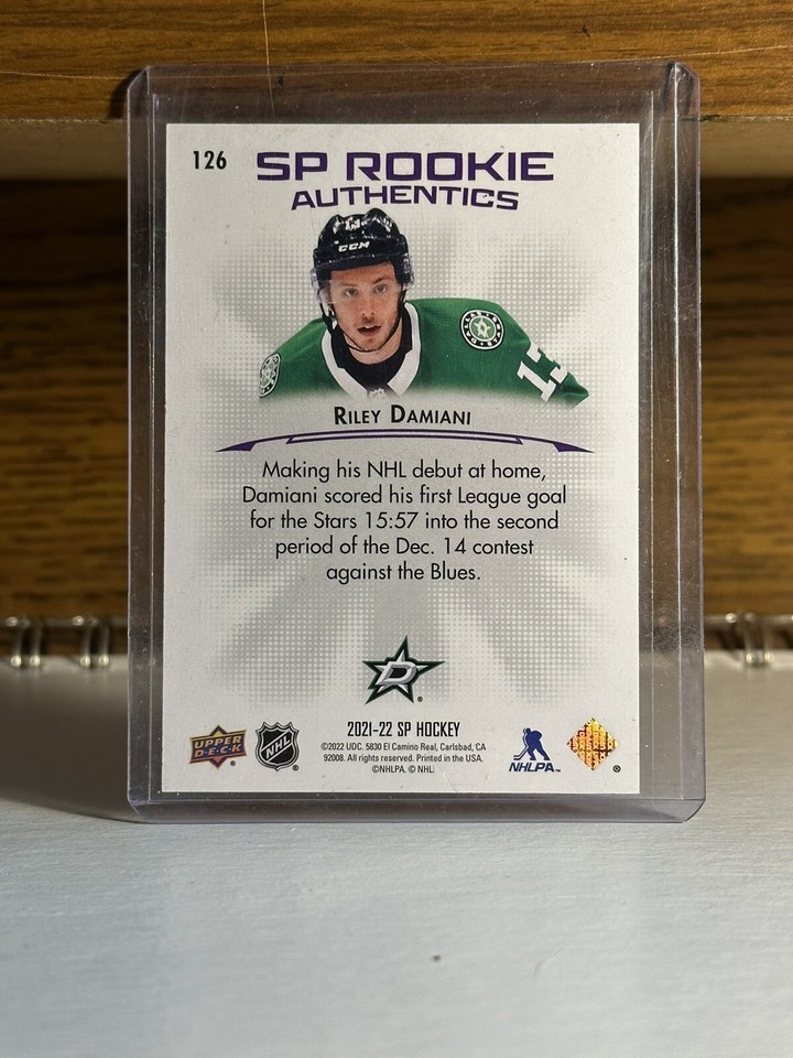 21/22 SP Riley Damiani Sp Rookie Authentics 48/99 Purple RC | eBay