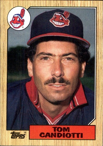 1987 Topps #463 Tom Candiotti CLEVELAND INDIANS Knuckleballer | eBay