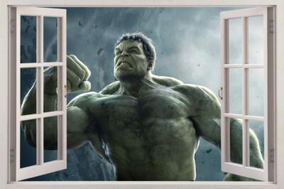 Hulk The Avengers 3D Window Decal Wall Sticker Home Decor Art Mural ...