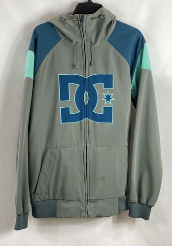 DC Shoes Men's Spectrum Softshell Jacket Gray Blue 10K Waterproof ...