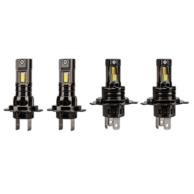 Wireless H7 H4 LED Car Headlight with 6000K Light and Advanced Optical ...