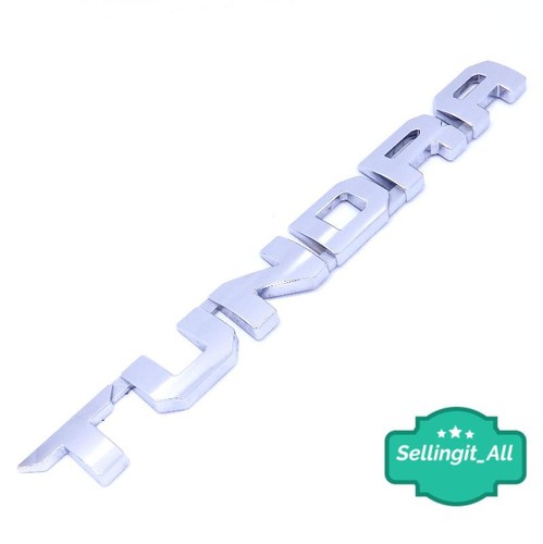 Toyota 14-25 TUNDRA Chrome Front Door Emblem Nameplate Badge OEM 75471 ...