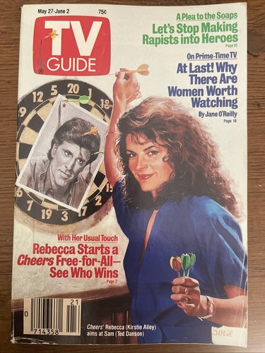 TV Guide May 27-Jun 2 1989 Kirstie Alley & Ted Danson - Cheers-L.A. Ed ...