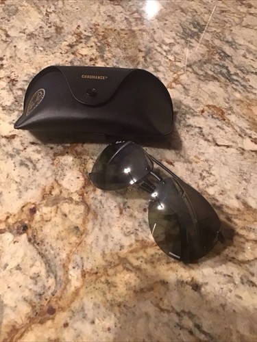 Ray-Ban RB4293CH Chromance Polarized Sunglasses 65mm Black/Silver ...