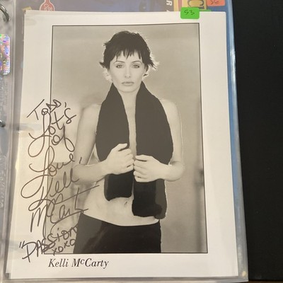 KELLI McCARTY AUTOGRAPHED PHOTO 8X10 ACTRESS MODEL SEXY Topless ...