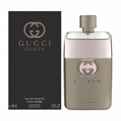 Gucci Guilty Men Pour Homme Eau De Toiltette Spray 3.0 Oz /90 Ml Sealed ...
