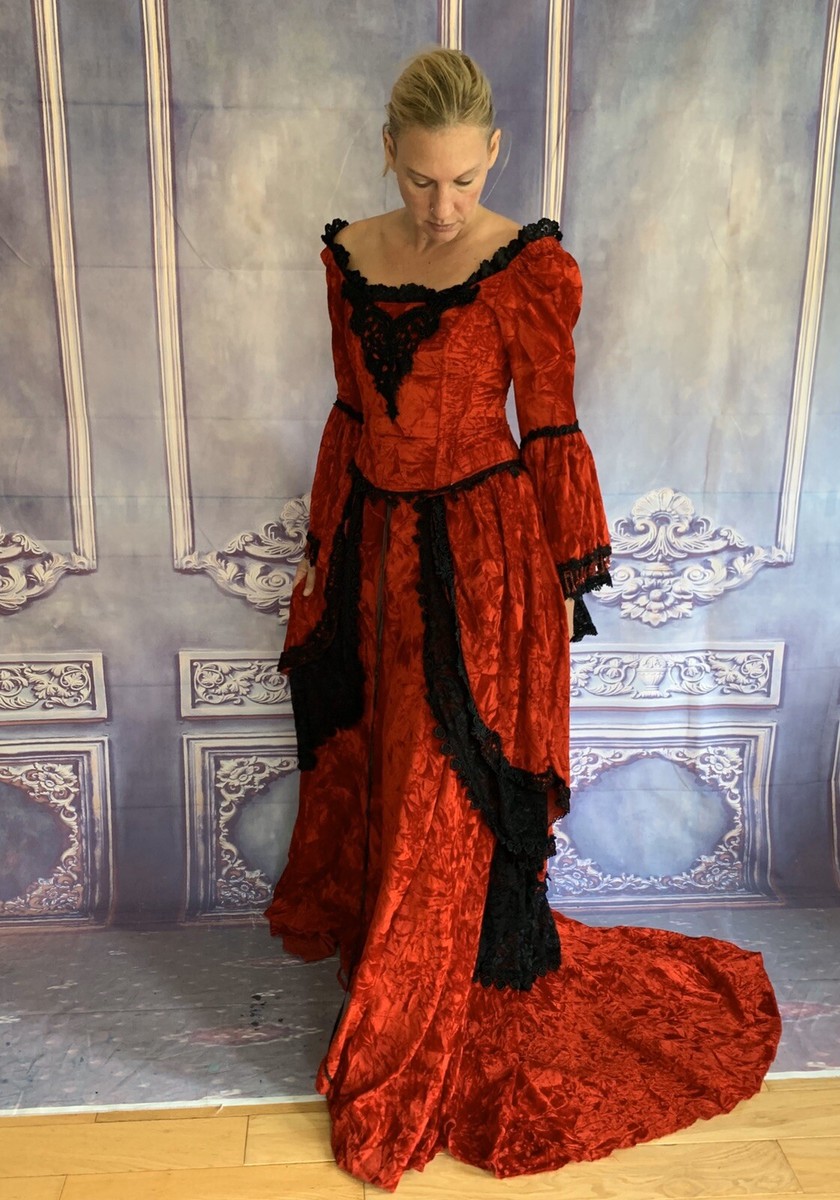 Red Renaissance Wedding Dresses